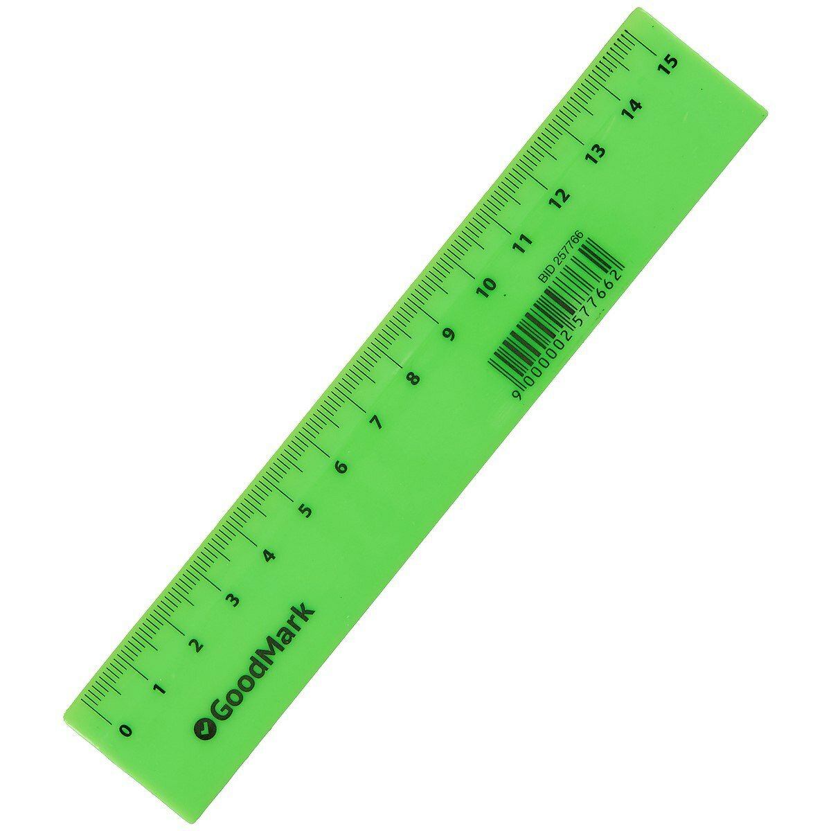 Линейка 15 см пластик, "Neon", GoodMark
