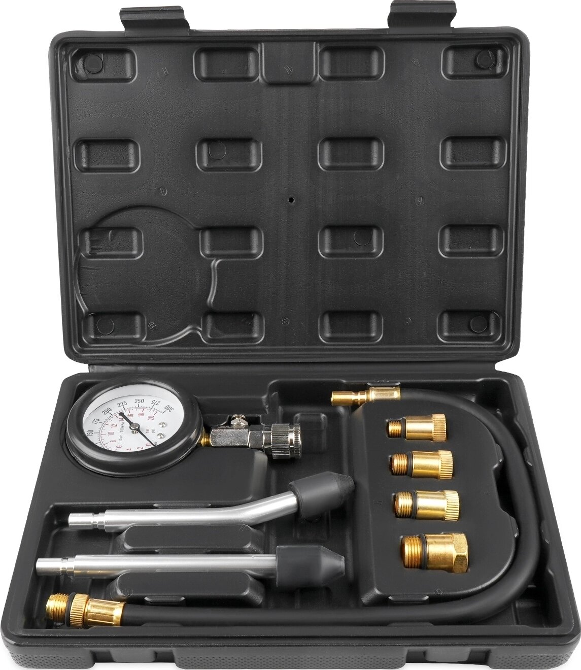 Компрессометр универсальный с насадками (8 предметов) AVS CT-07