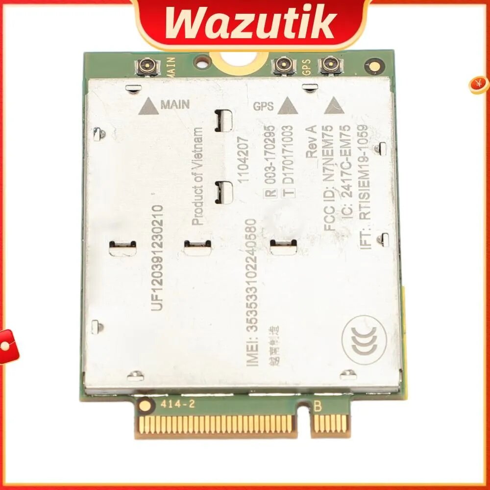 4G Модуль, CAT 12 PCIe M.2 Карта Сети для Ноутбуков с Поддержкой 24 LTE Диапазонов
