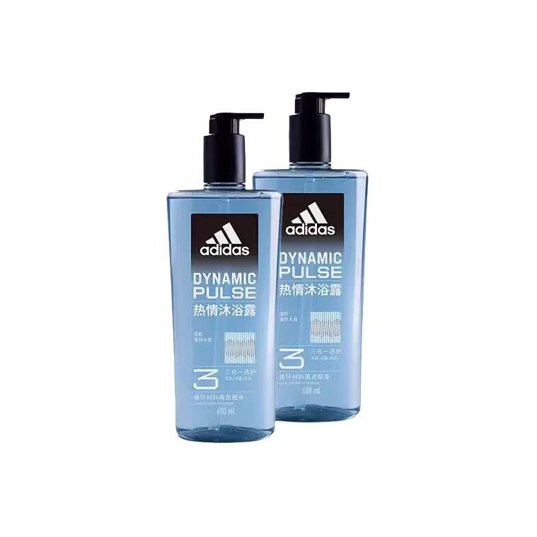 Гель для душа мужской Adidas Passionate 250 мл, Успокаивающий Увлажняющий с пачули