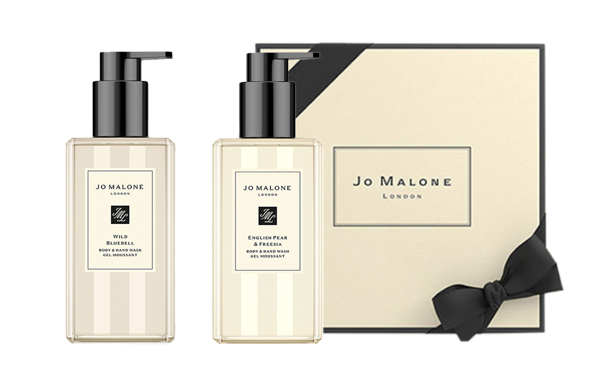 Набор унисекс Jo Malone London 5742033, гель для душа с ароматом и ухода за телом, 2 предмета