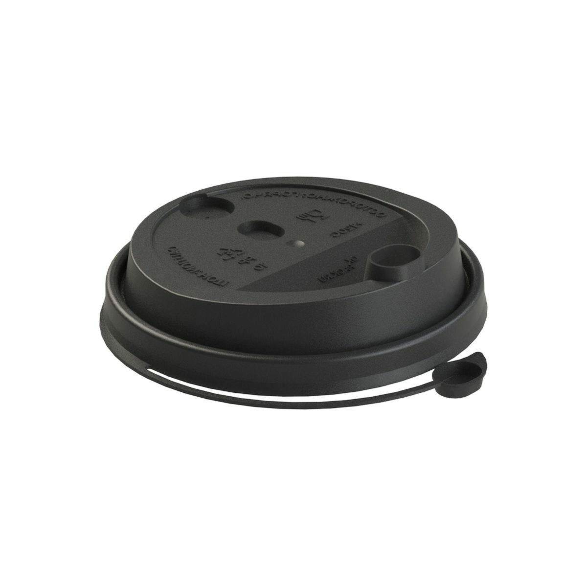 Крышка для стакана OXPACK Hide УС-Кр d=90мм, черная, 1000шт. (2139645)
