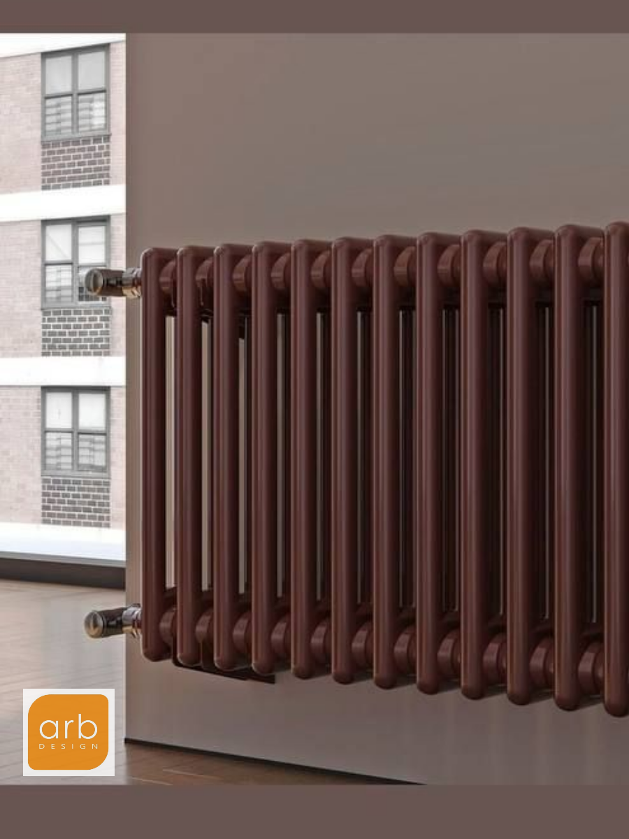 Стальной трубчатый Радиатор Arbonia 2050 Боковое подключение; Количество секций: 10 Цвет: земельно-коричневый RAL 8028 MT