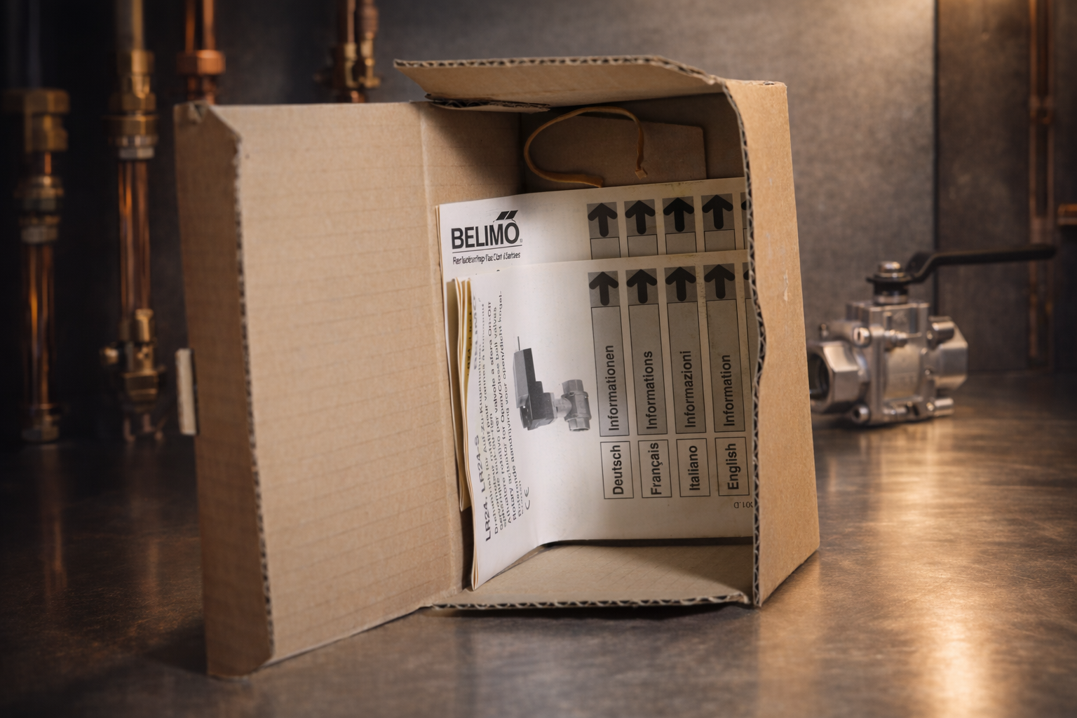 Электропривод BELIMO LR24-SR-TP 24V для регулировки шаровых кранов