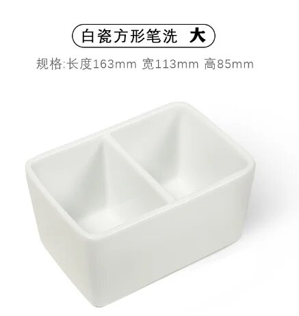 Керамическая палитра для рисования Rectangle L