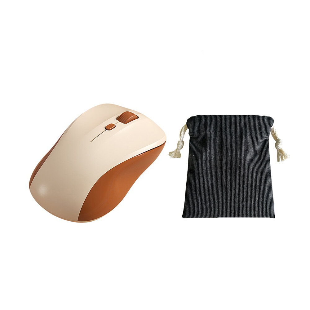 Мышь унисекс BOW M158D Milk Coffee Color + Dustproof Bag Set