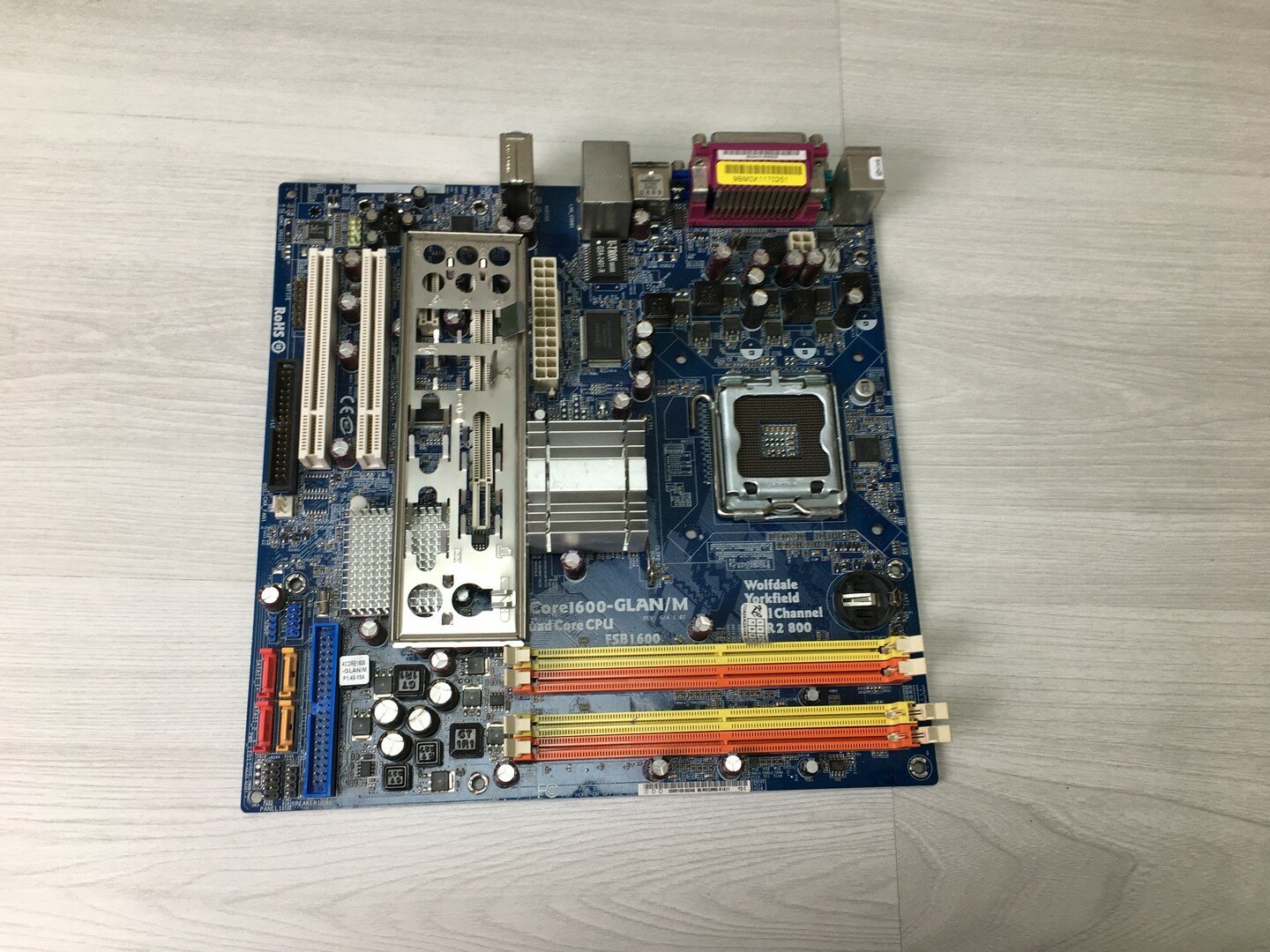 Материнская плата S-775 ASrock 4Core1600-GLAN/M REV. G/A 1.02, P31/4xDDR2/Sb/VGA/mATX