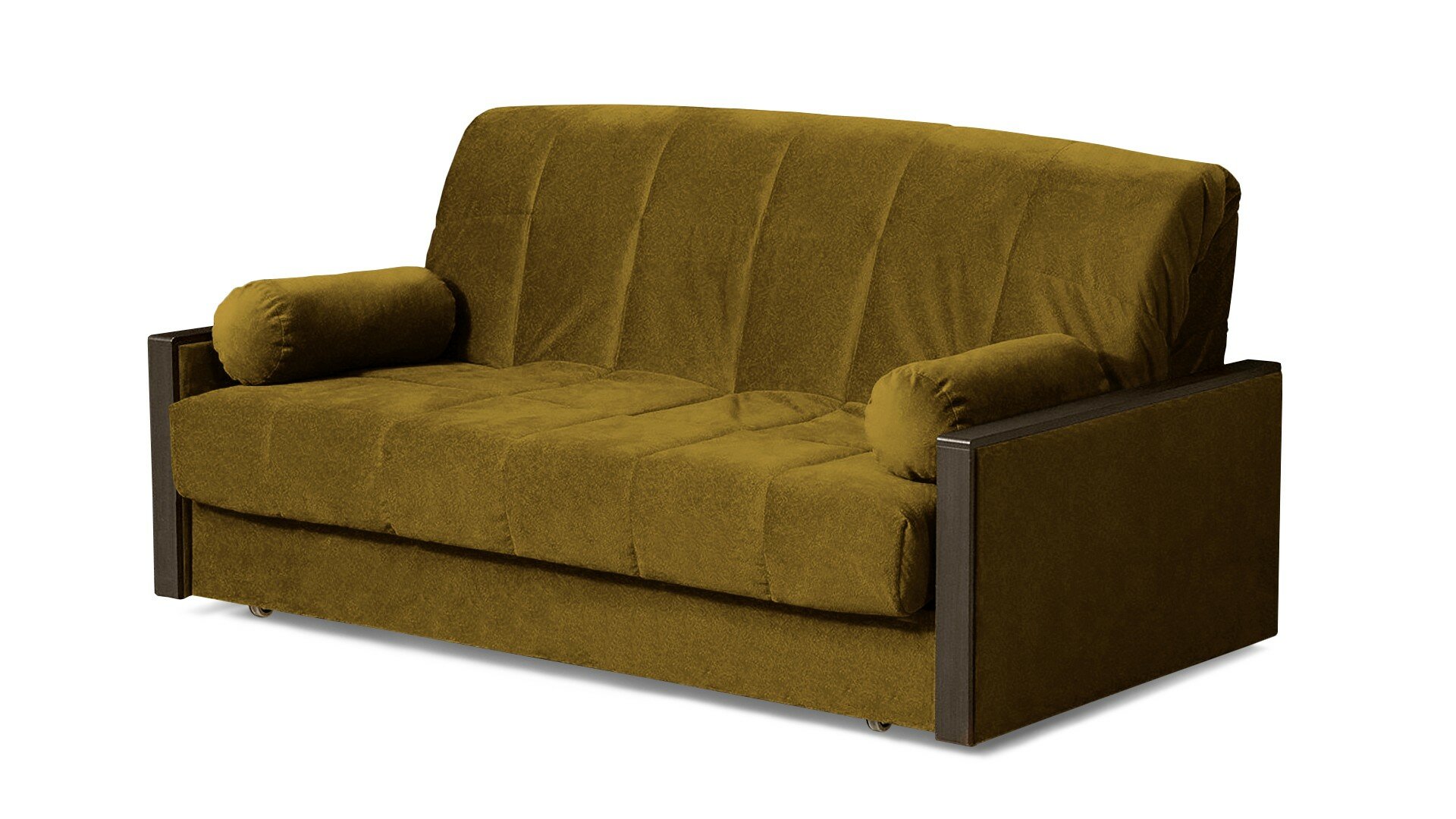 Диван Милена Лайт Velutto 56 NEW 148x105x88 см, желтый Велютто, аккордеон GOODFORM