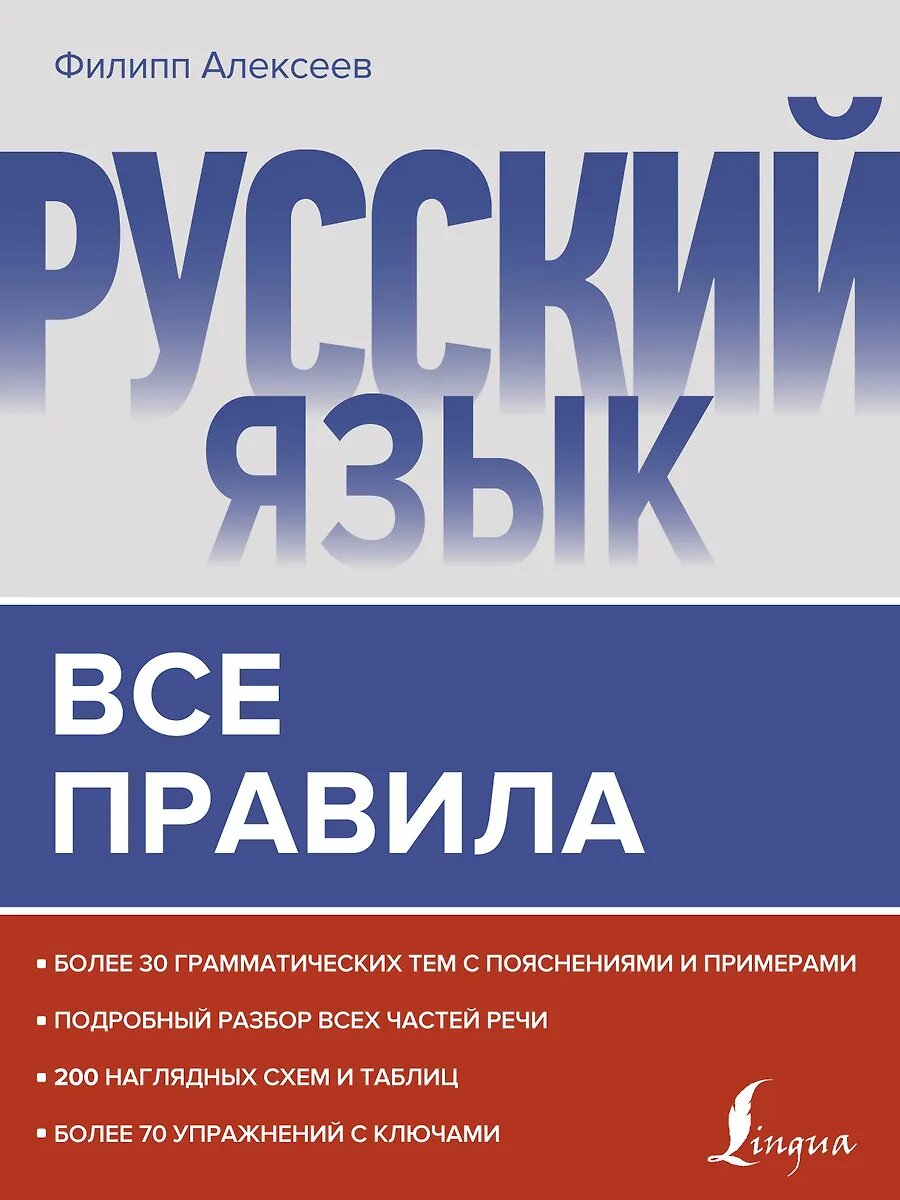 Справочное пособие АСТ Русский язык. Все правила, Алексеев Ф. С. 2021 г.