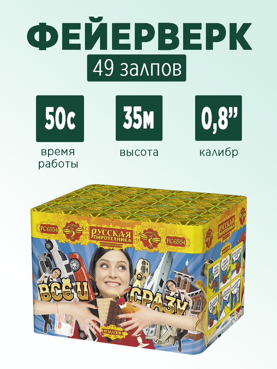 Салют "Все и сразу" 49 залпов