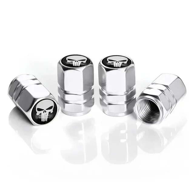 Алюминиевые Колпачки Для Ниппелей Автомобильных Шин, Заглушки Для Вентилей Колес, Колпачки Silver-I