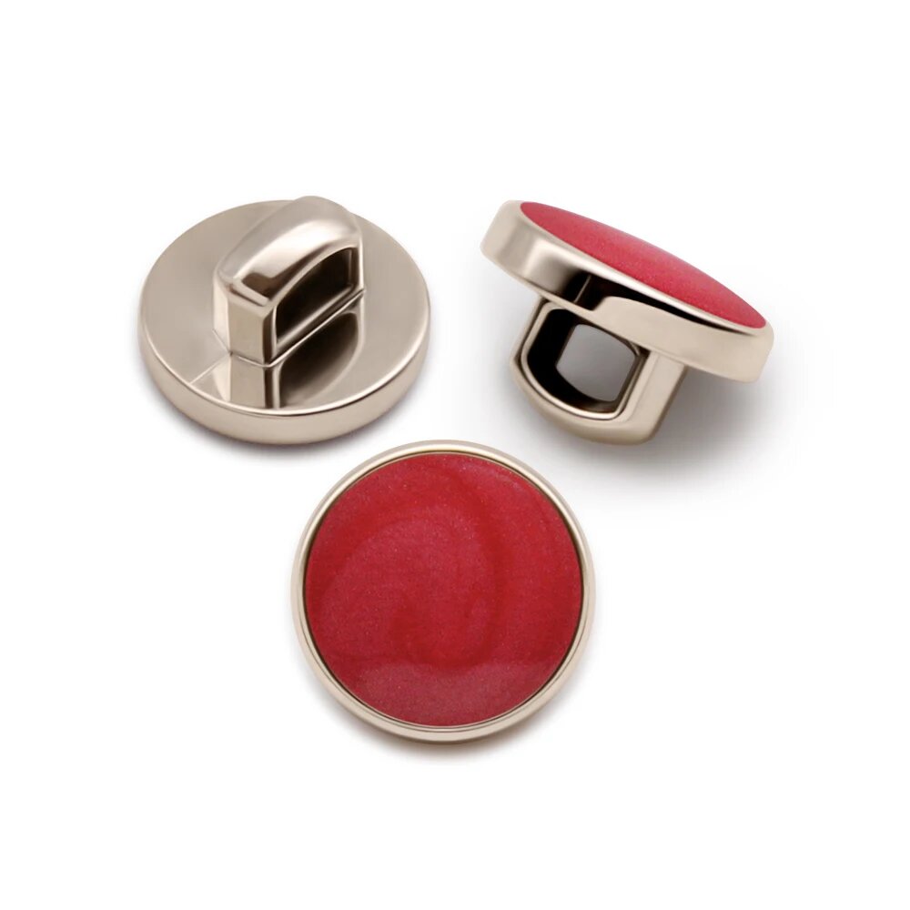 Красные пуговицы St.Lucas Red 401, 30 шт