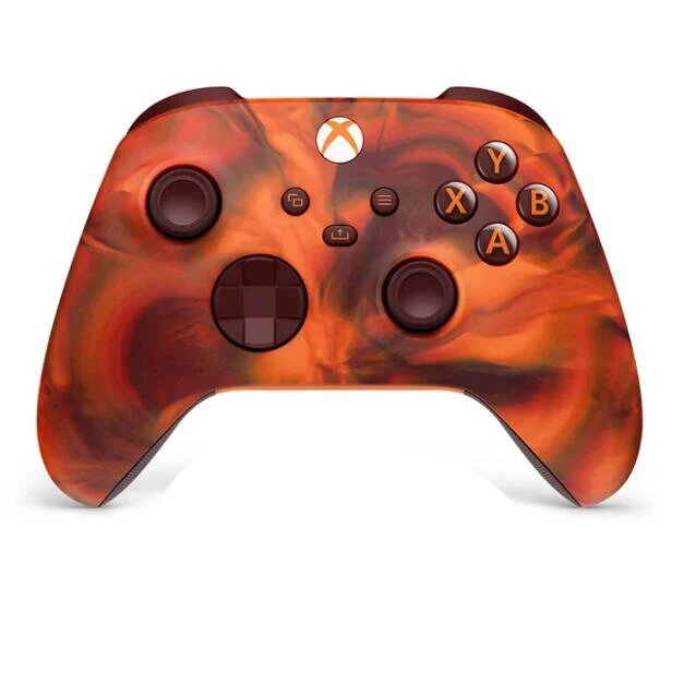 Беспроводной геймпад Microsoft Xbox Black White Fire Vapor Fire Vapor