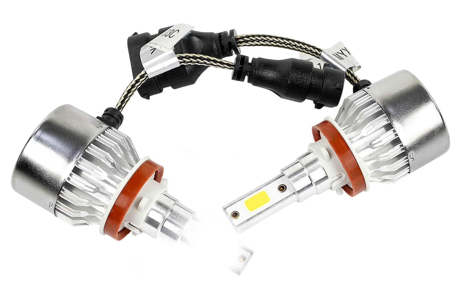 Светодиодные лампы C6 с цоколем H11 36W 3800LM для Лада Нива Легенд, Гранта-Калина, Ларгус, Веста, Икс Рей, Приора, Шевроле/Лада Нива, Датсун