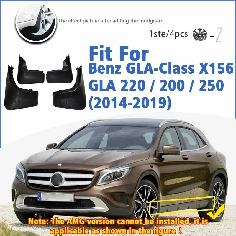 Арка крыла для автомобиля, арт. BC GLA250 14-19