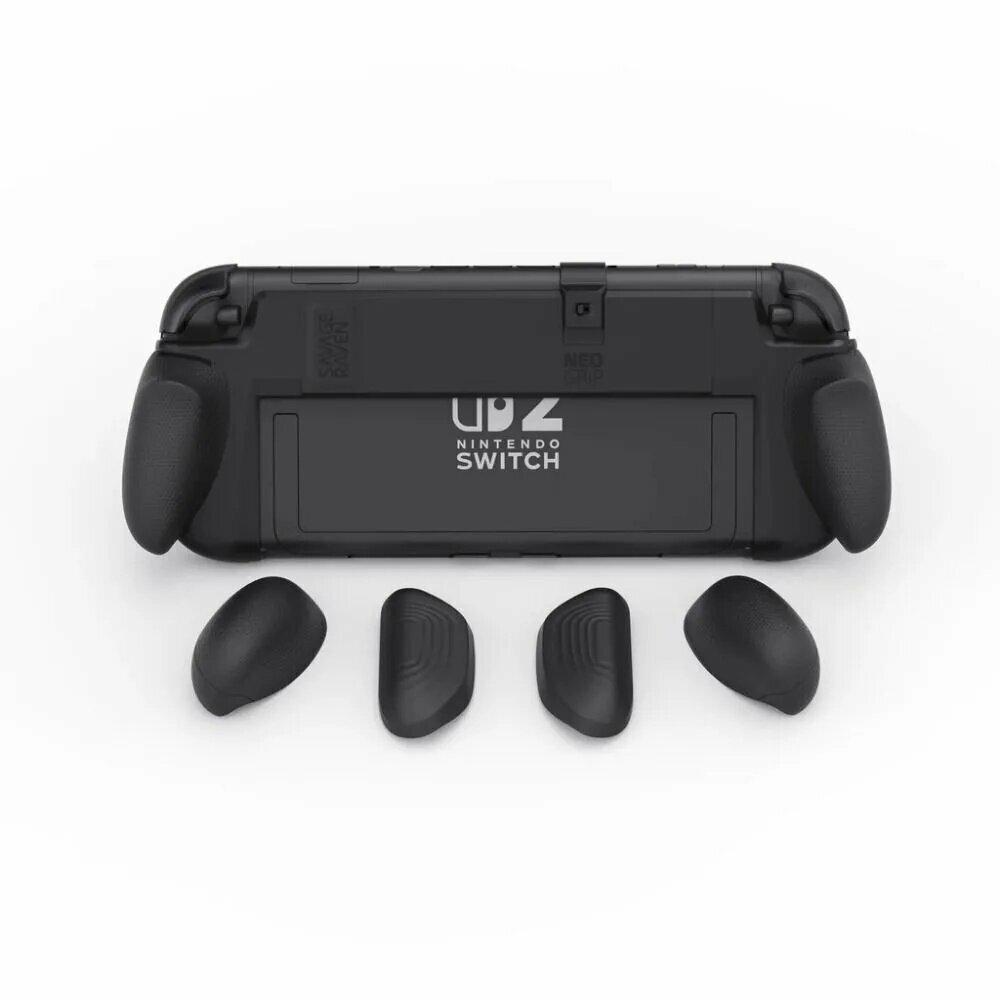 Skull & Co. Эргономичный Чехол Для Игровой Консоли Nintendo Switch 2 NS2 С Красными И Синими Накладками