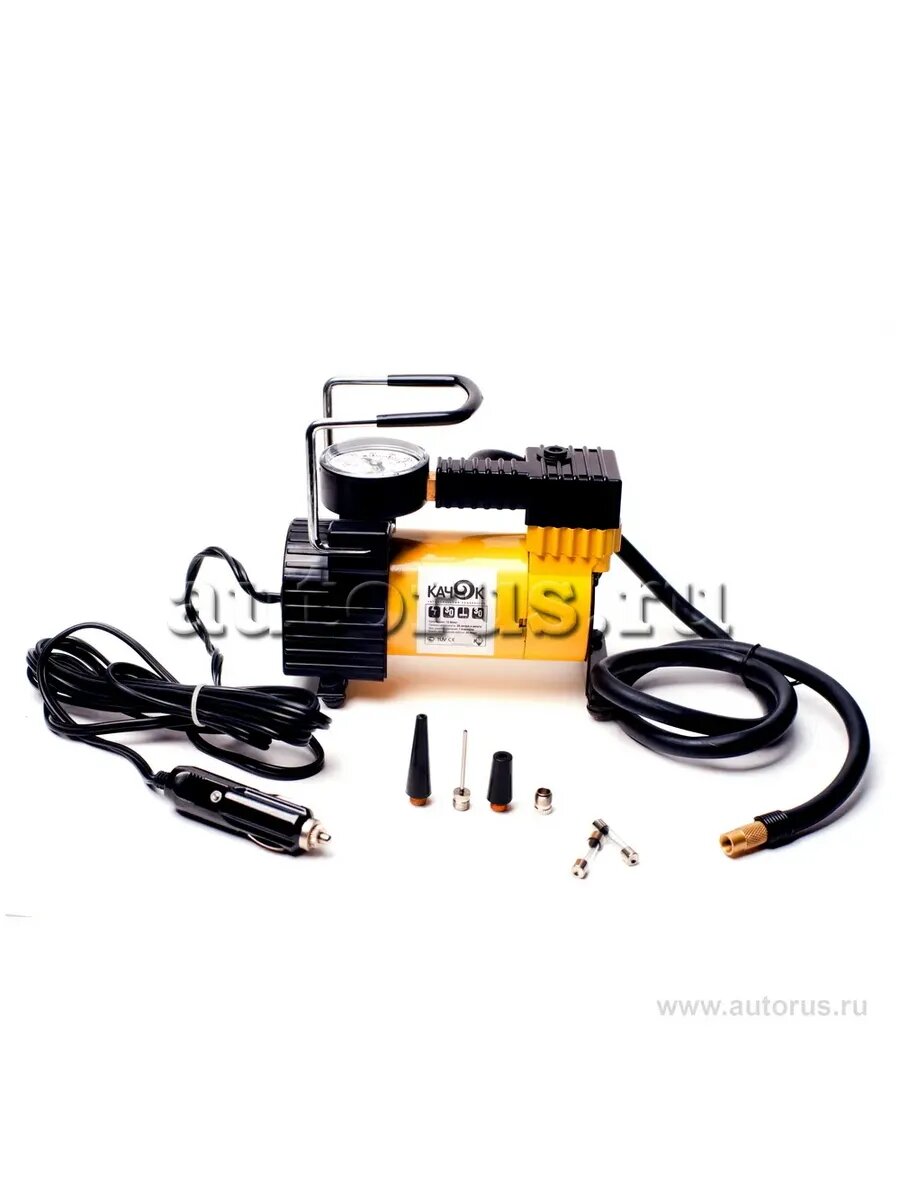 Компрессор автомобильный качок К50 7 бар, 30 л/мин, 120 Вт,