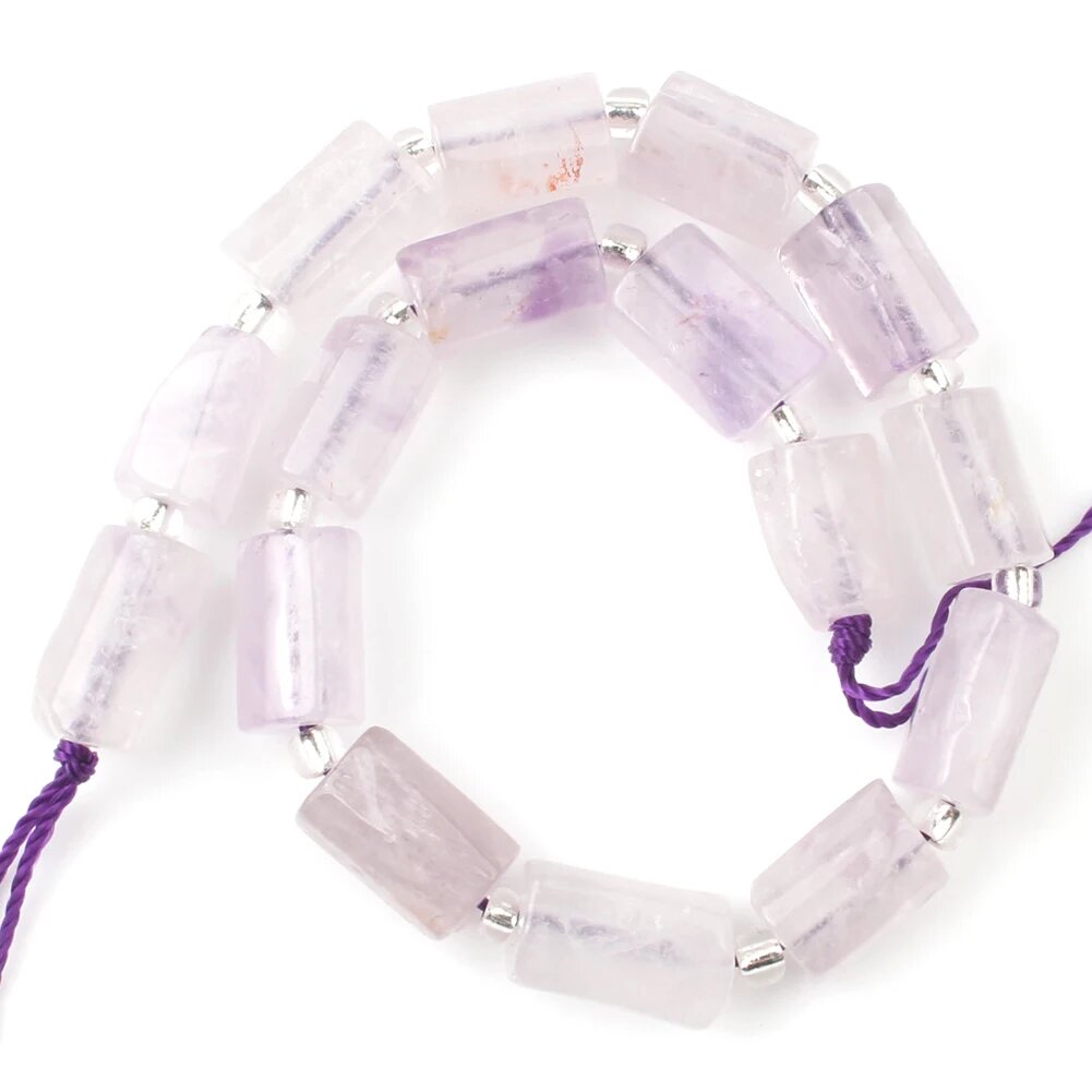 Черный турмалин, бусины, NPCXSZ Сиреневый, light purple quartz