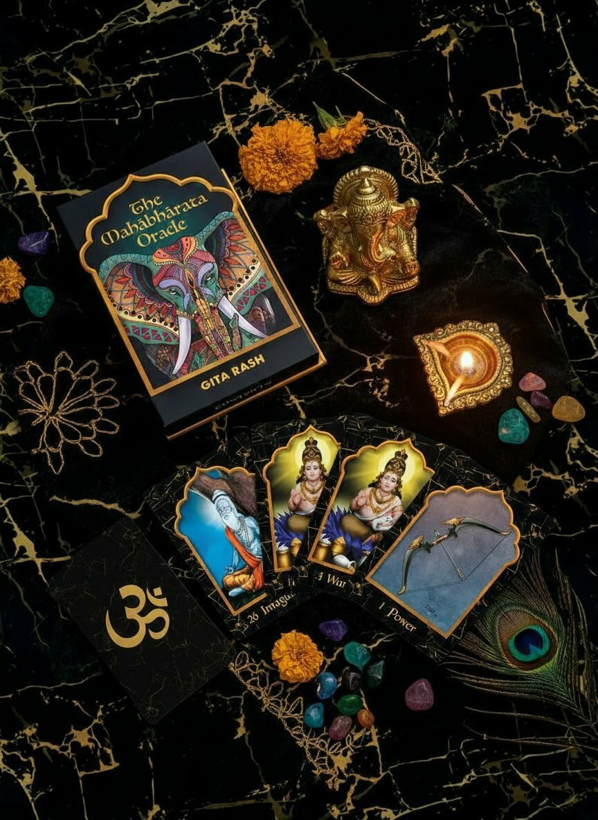 Карты таро "The Mahabharata Oracle" RED Feather / Оракул Махабхараты 63747 RED Feather