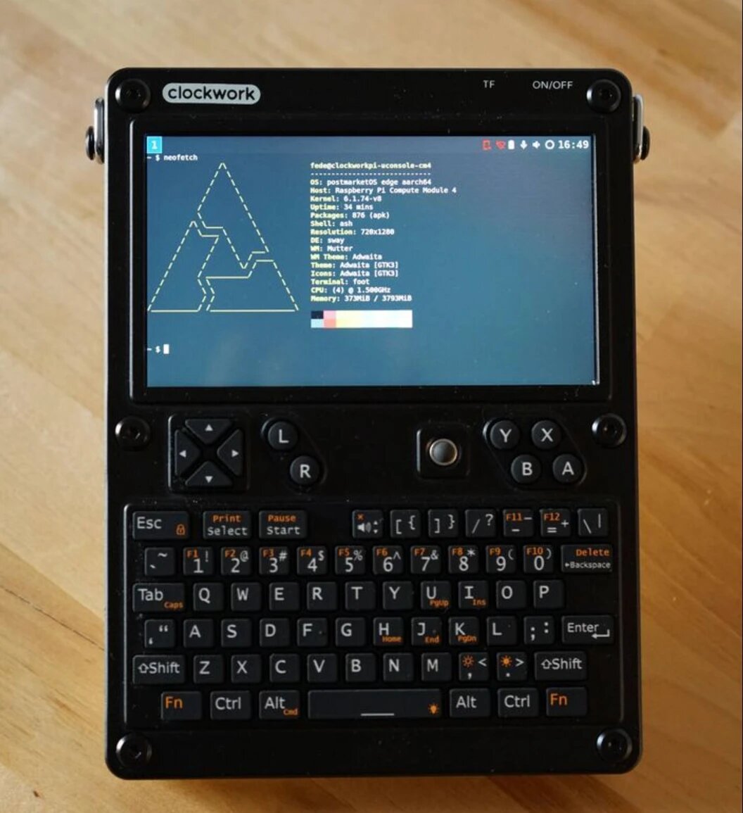 Kit Clockwork uConsole Cyberdeck CM4 - WiFi and 4G — фото 1