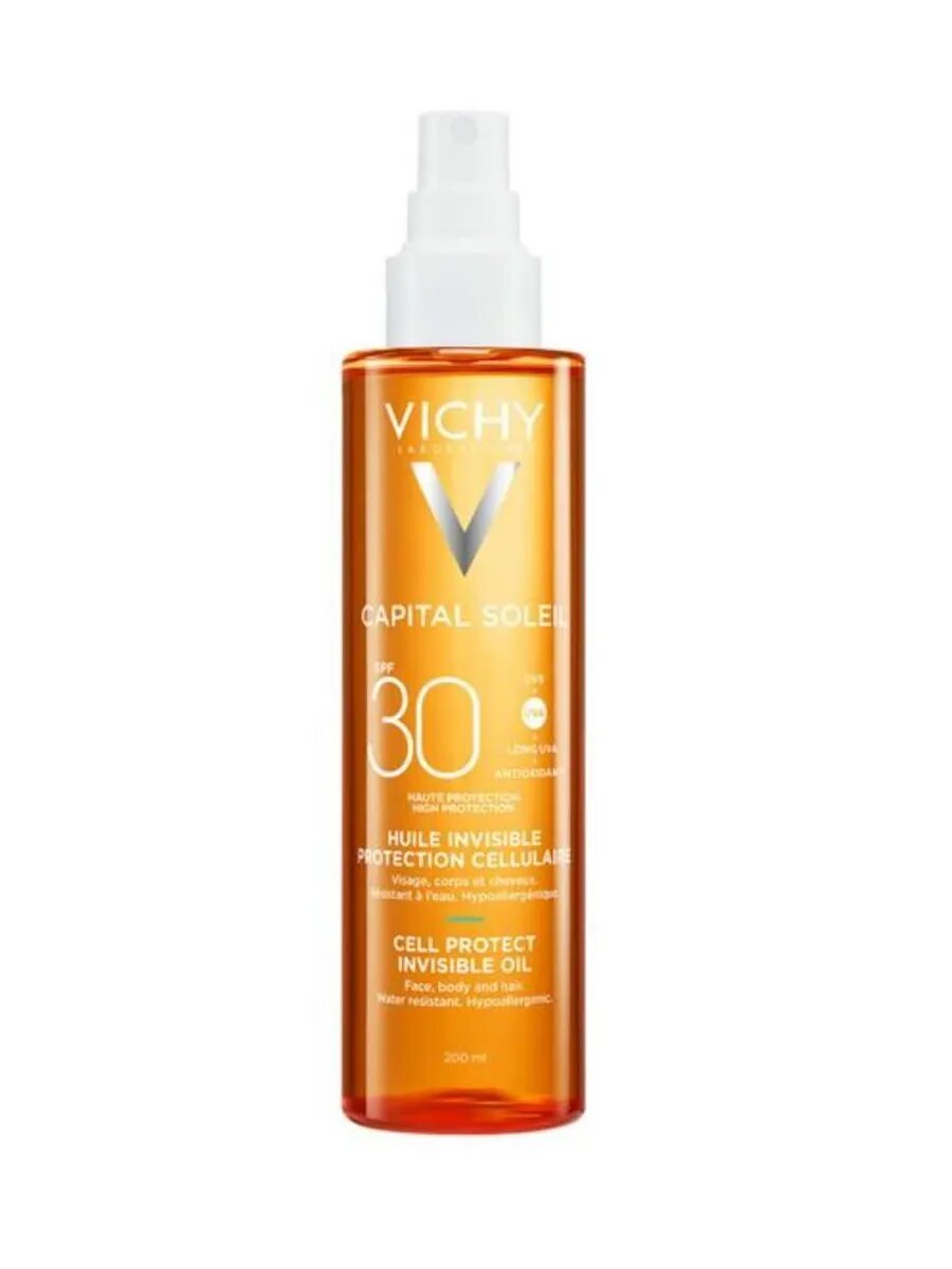 Vichy Capital Soleil Масло солнцезащитное, spf 30, 200 мл, 1