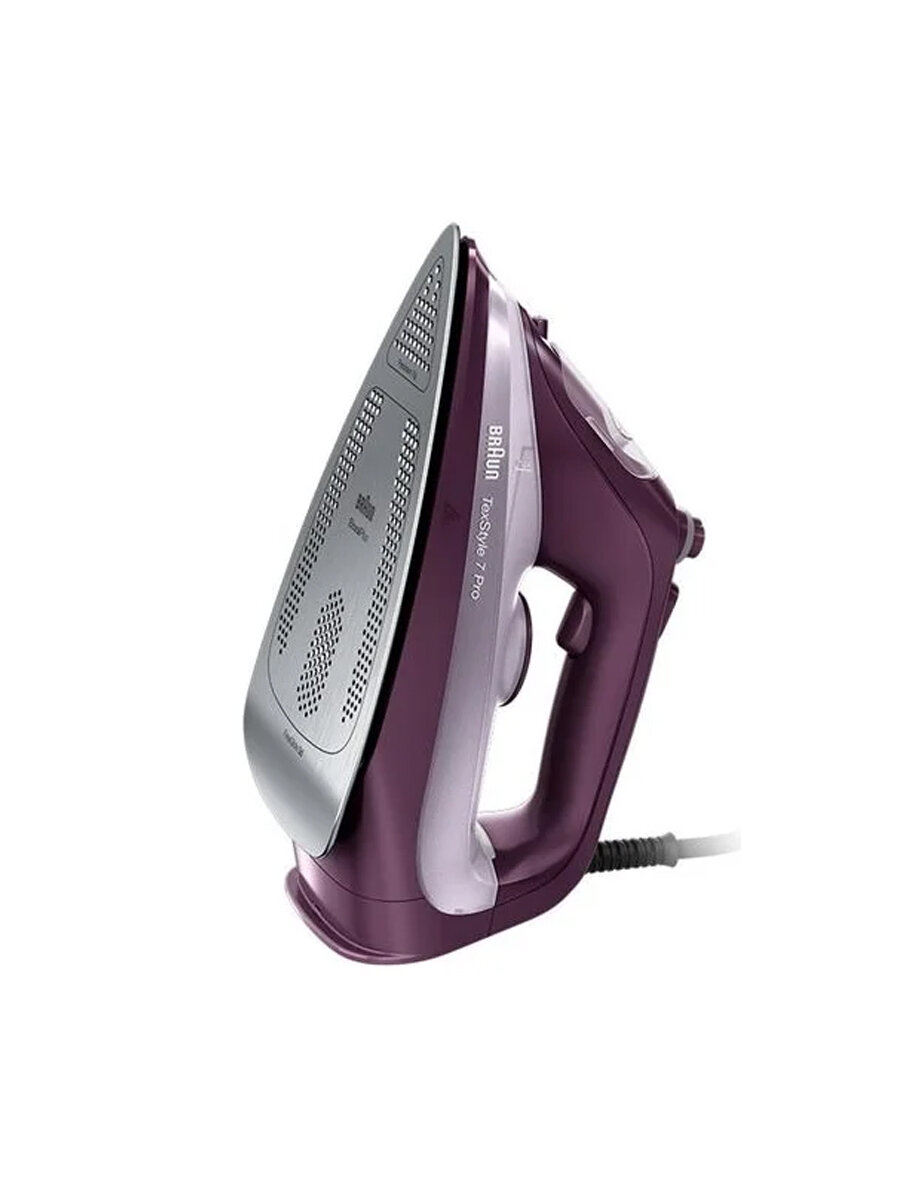 Паровой утюг с мощным паровым ударом Braun TexStyle 7 SI7181VI 3100 Вт, фиолетовый