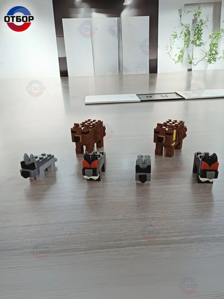 Аксессуар для фигурок 99 ночей в лесу Wolf Bear 177PCS сборные игрушки — фото 1