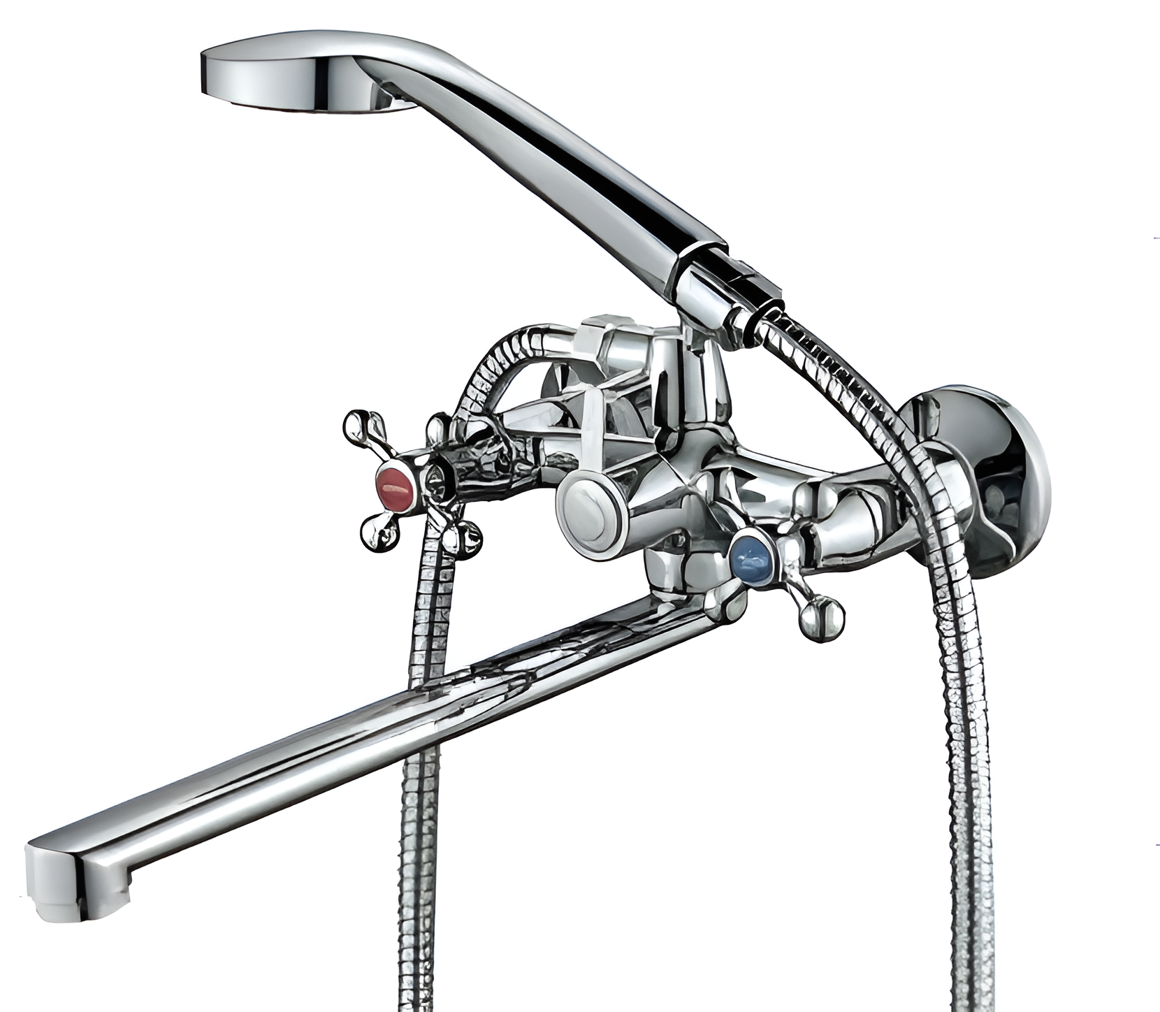 Смеситель для ванны с длинным изливом, хром A5083