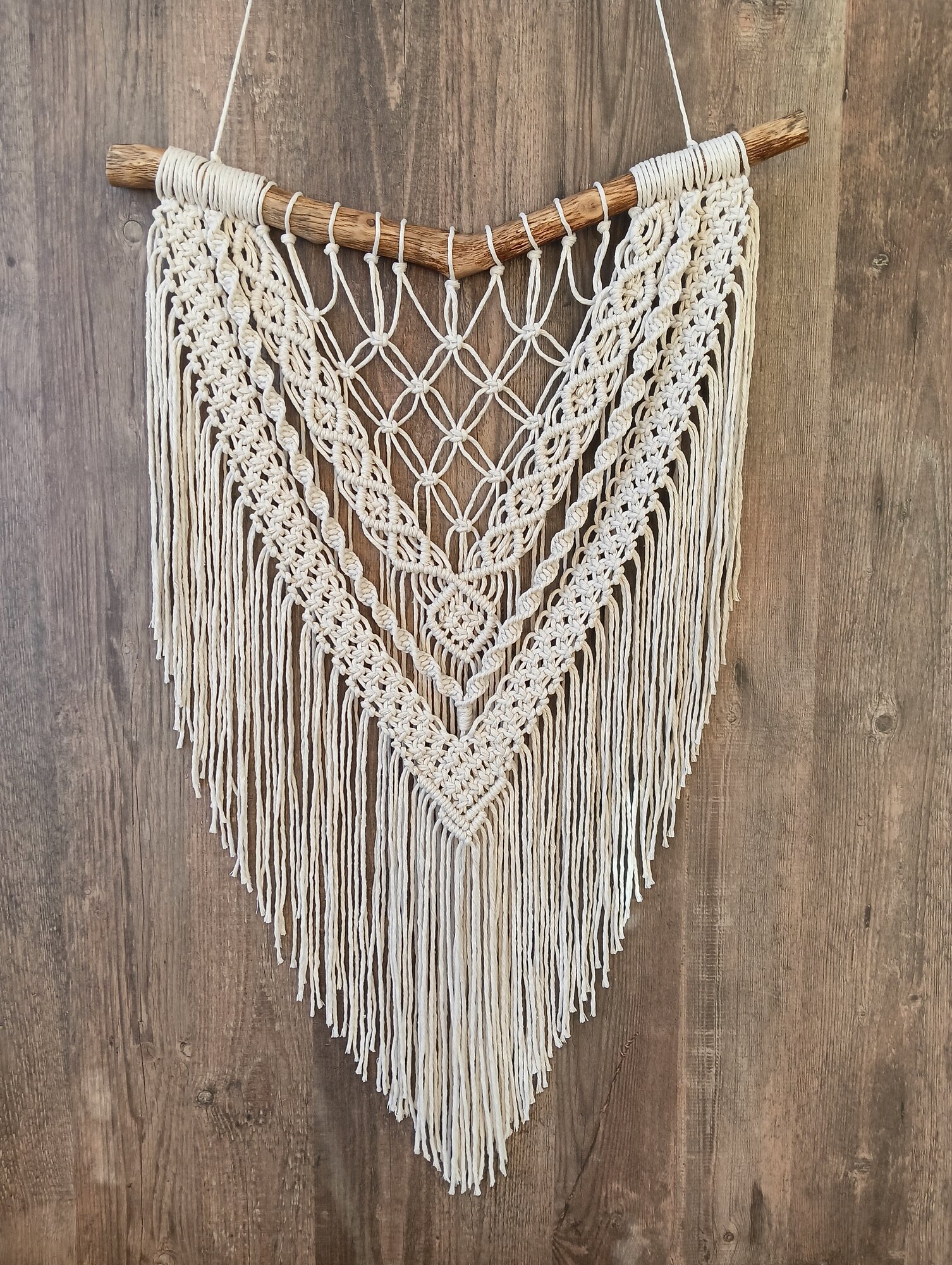 Макраме панно на стену "Сканди"