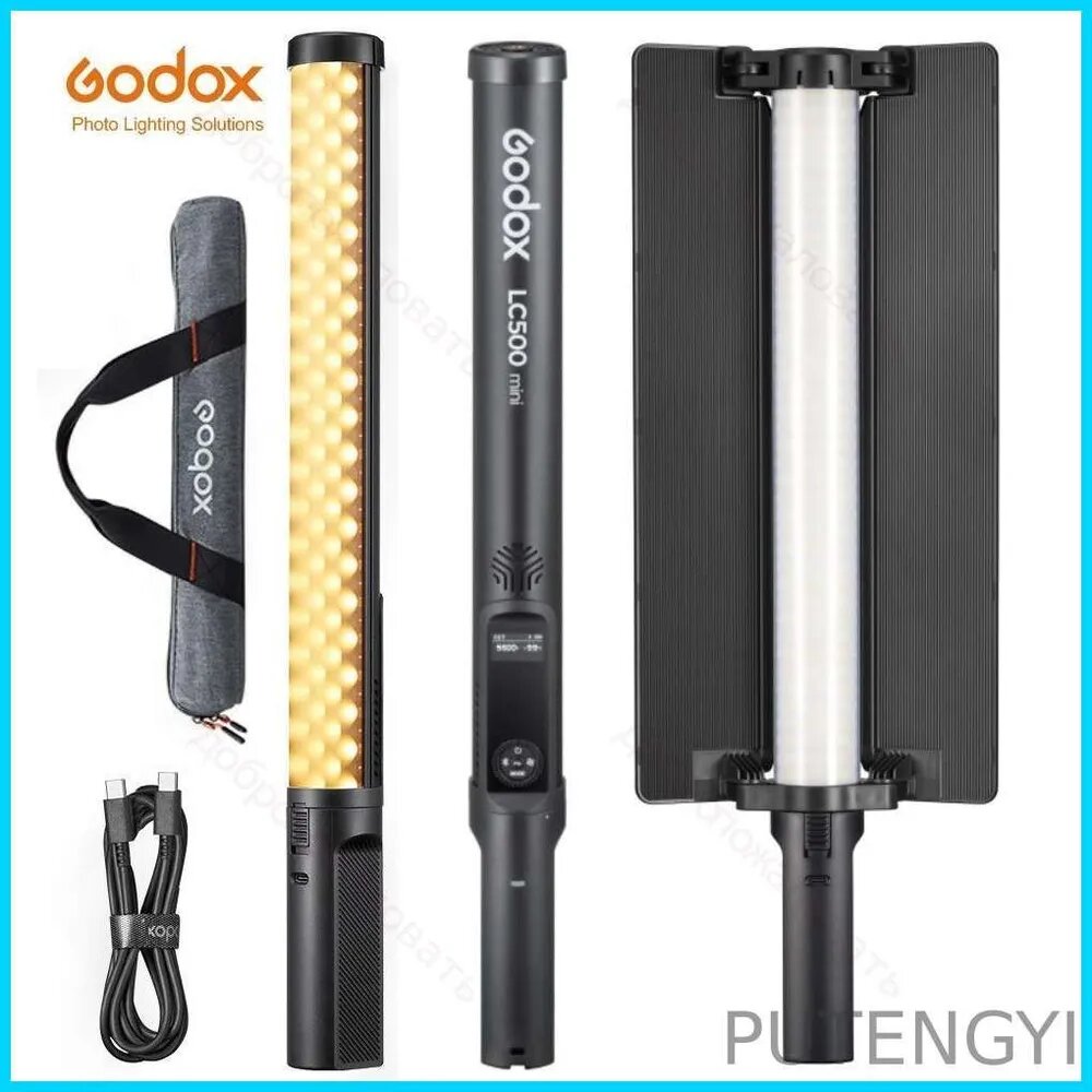 Godox LC500 mini 2500K-8500K Светодиодная световая трубка для фото и видеосъемки