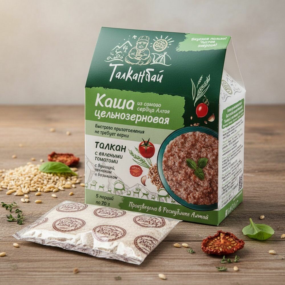 Талкан с вялеными томатами 350 гр (5 порций)