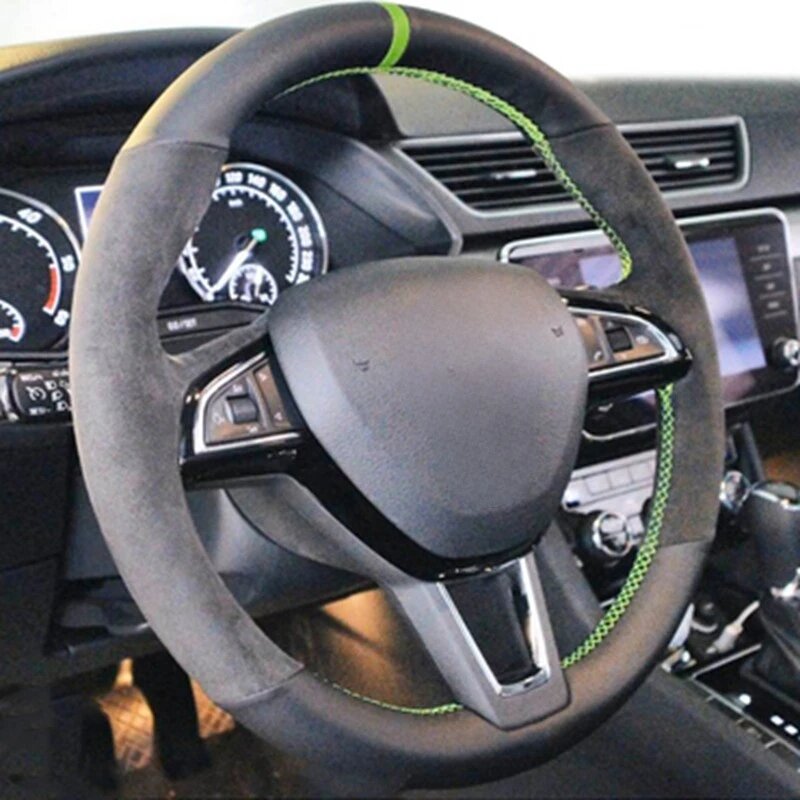 Для Skoda Rapid Spaceback 2016 Octavia 2017 Fabia 2016 2017 индивидуальная искусственная Style 17