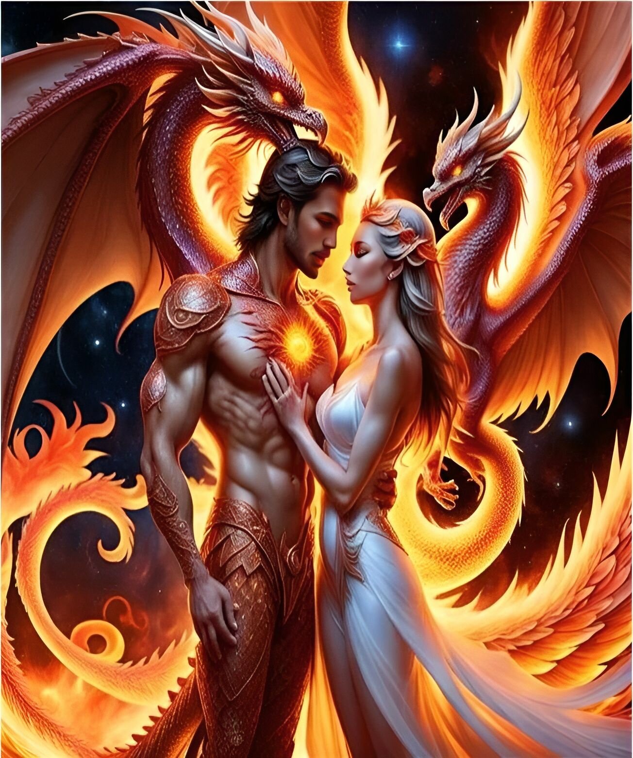 Алмазная мозаика Китайский дракон ремесла 40х50 cм