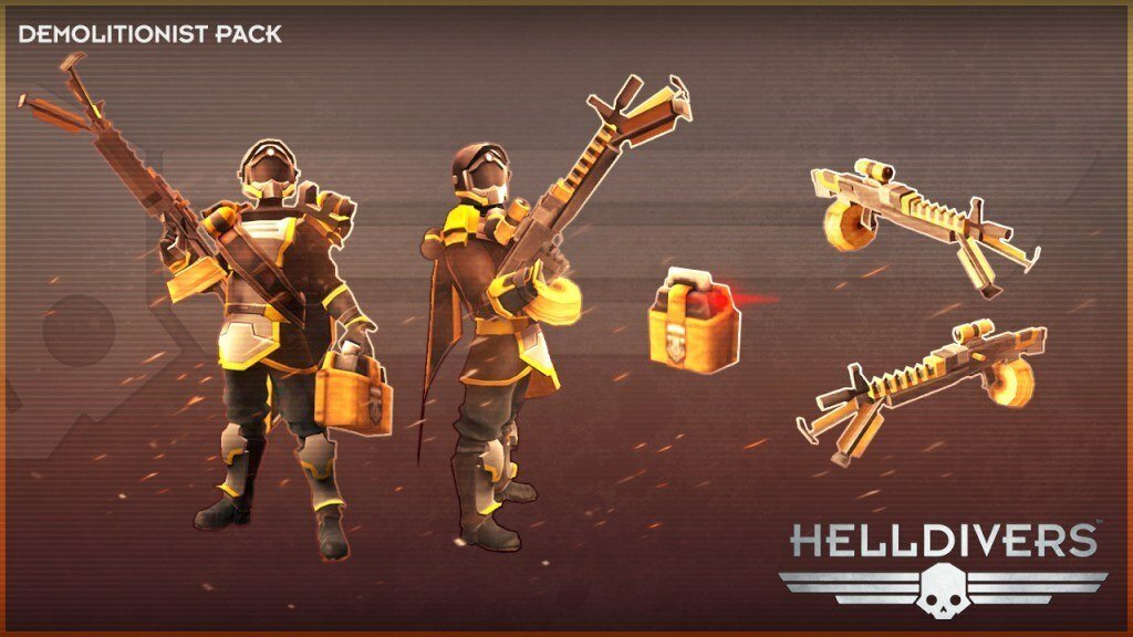 HELLDIVERS - Demolitionist Pack DLC PC Steam Ключ • Активация Steam