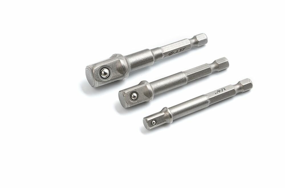 Набор переходников для торцевых головок 1/4', 3/8', 1/2"