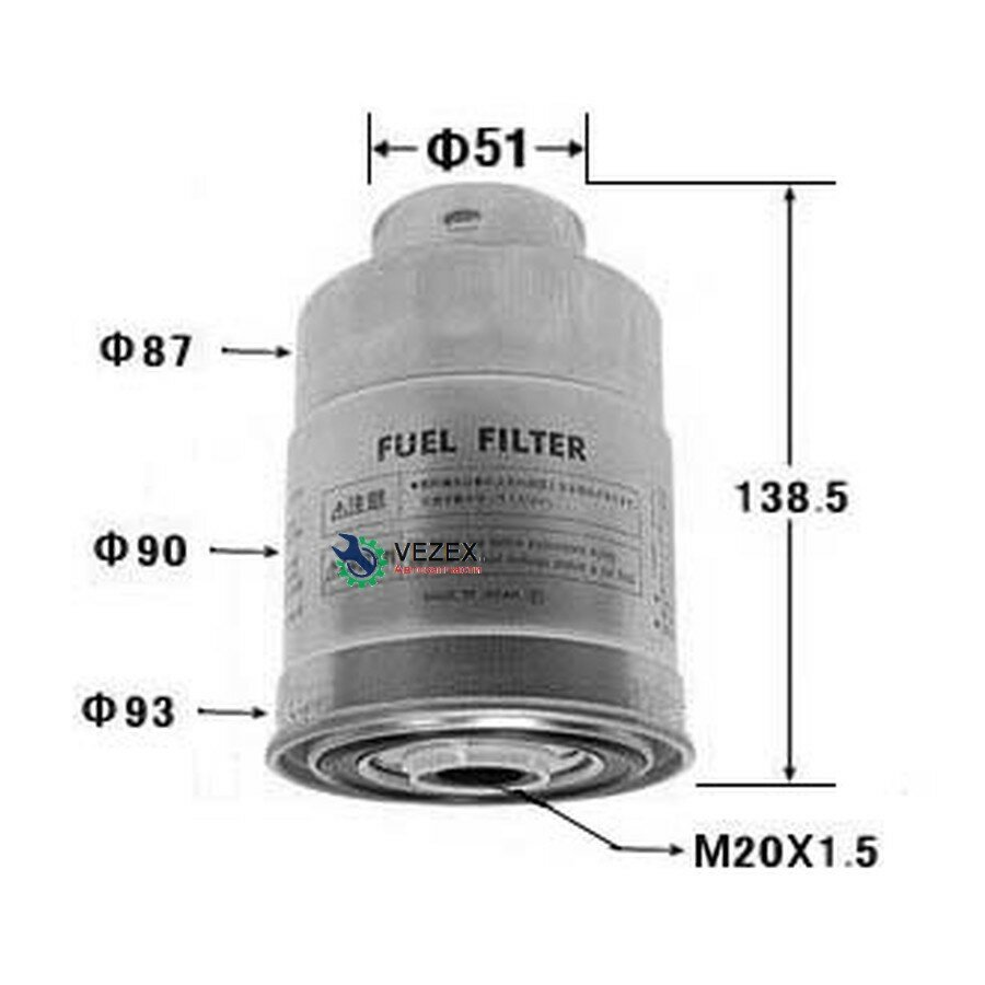 VIC FC321 Фильтр топливный VIC FC-321