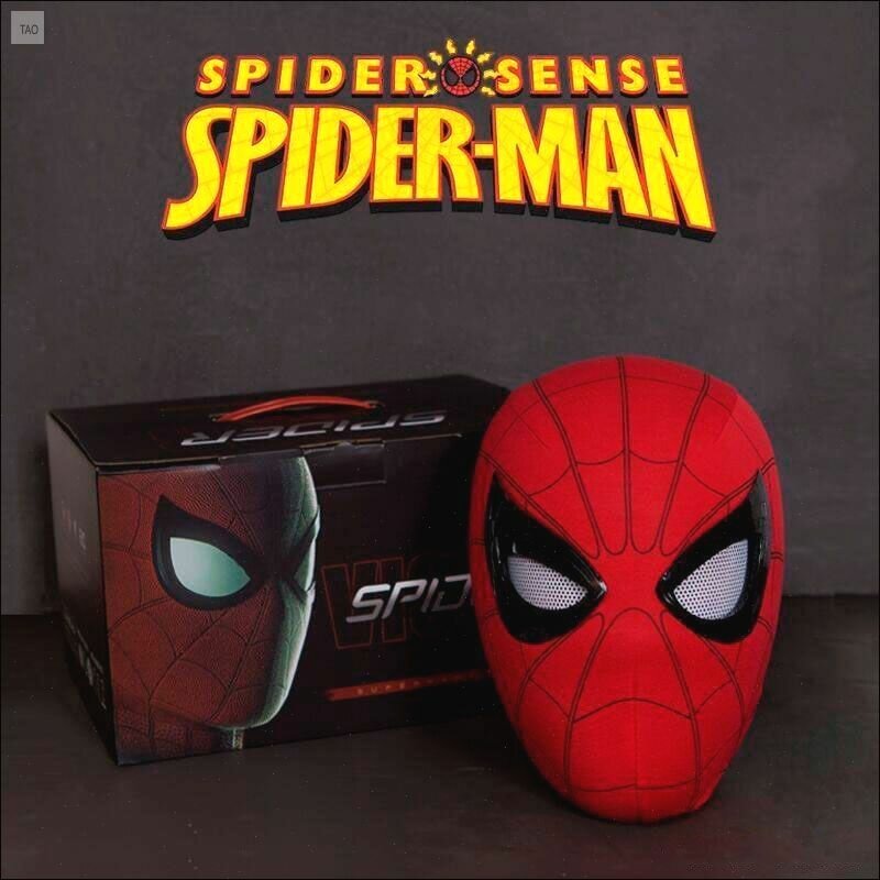 Маска человека паука / Головной убор человека-паука / подвижная маска для глаз с электрическим дистанционным управлением