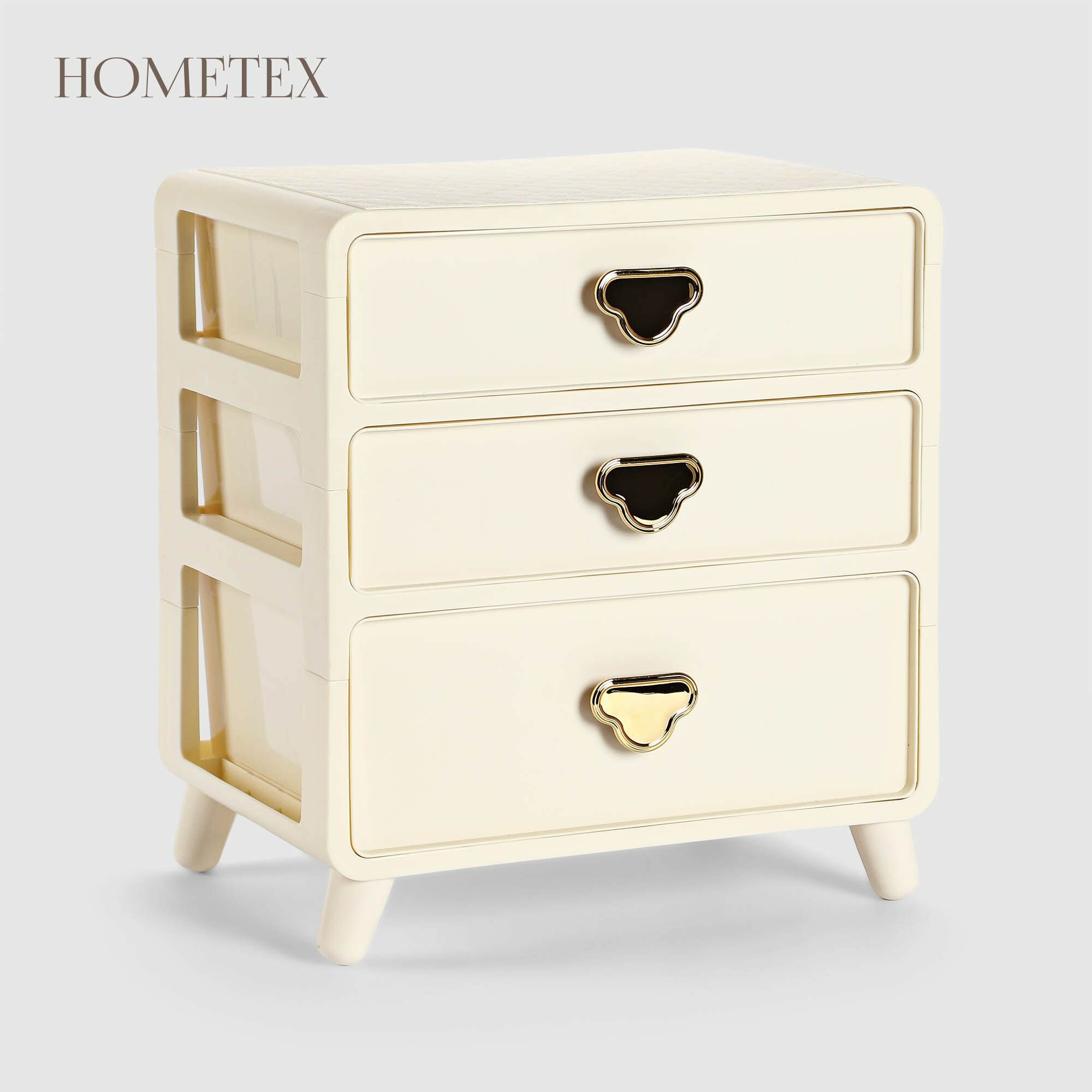 Тумба для хранения Hometex нижнего белья кремовая 34х24,5х37,5 см