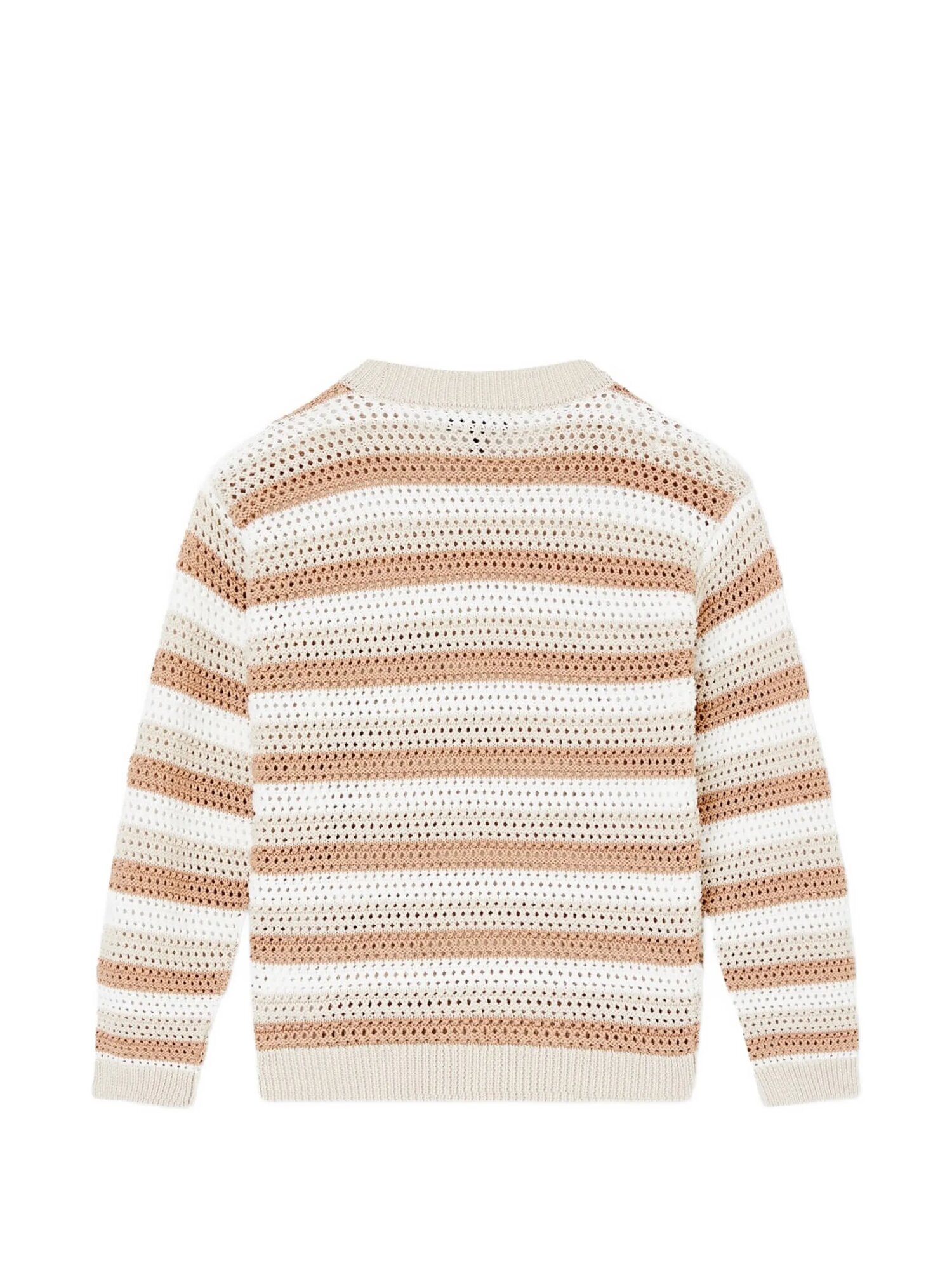 Свитер EMPORIO ARMANI Striped round-neck sweater, размер 6 лет, разноцветный — фото 1