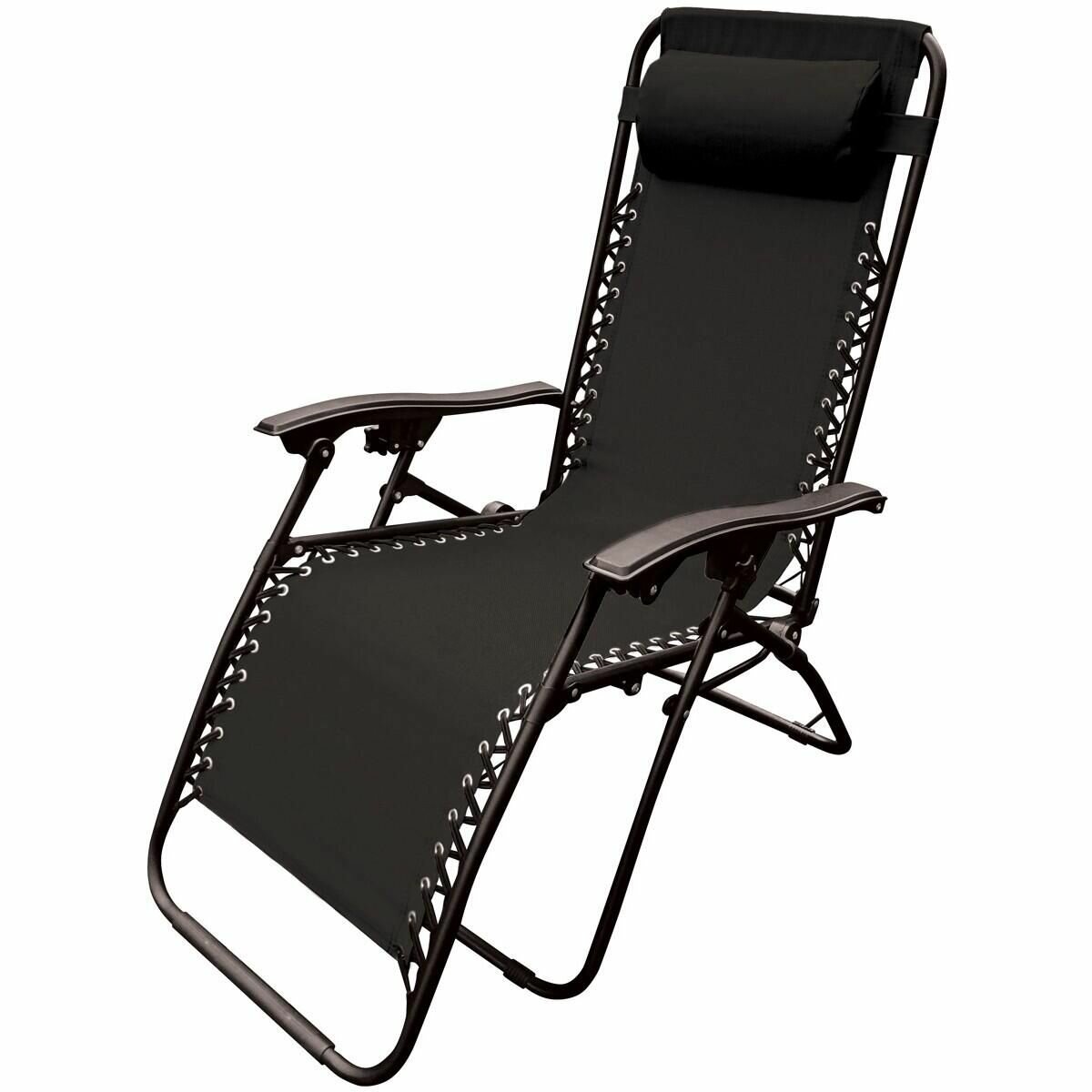 Многофункциональное складное кресло Enero Camp Bliss с подголовником, Decathlon, Цвет: Черное