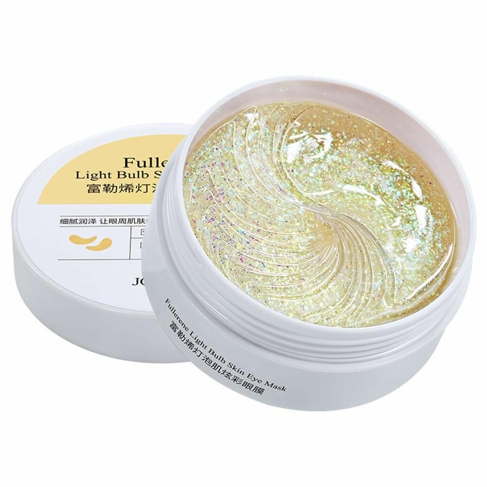 Фуллерен патчи для глаз с эффектом сияния, увлажнение, питание, осветление темных кругов