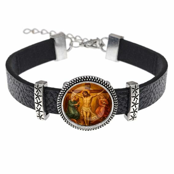 Славянский оберег, браслет, стекло