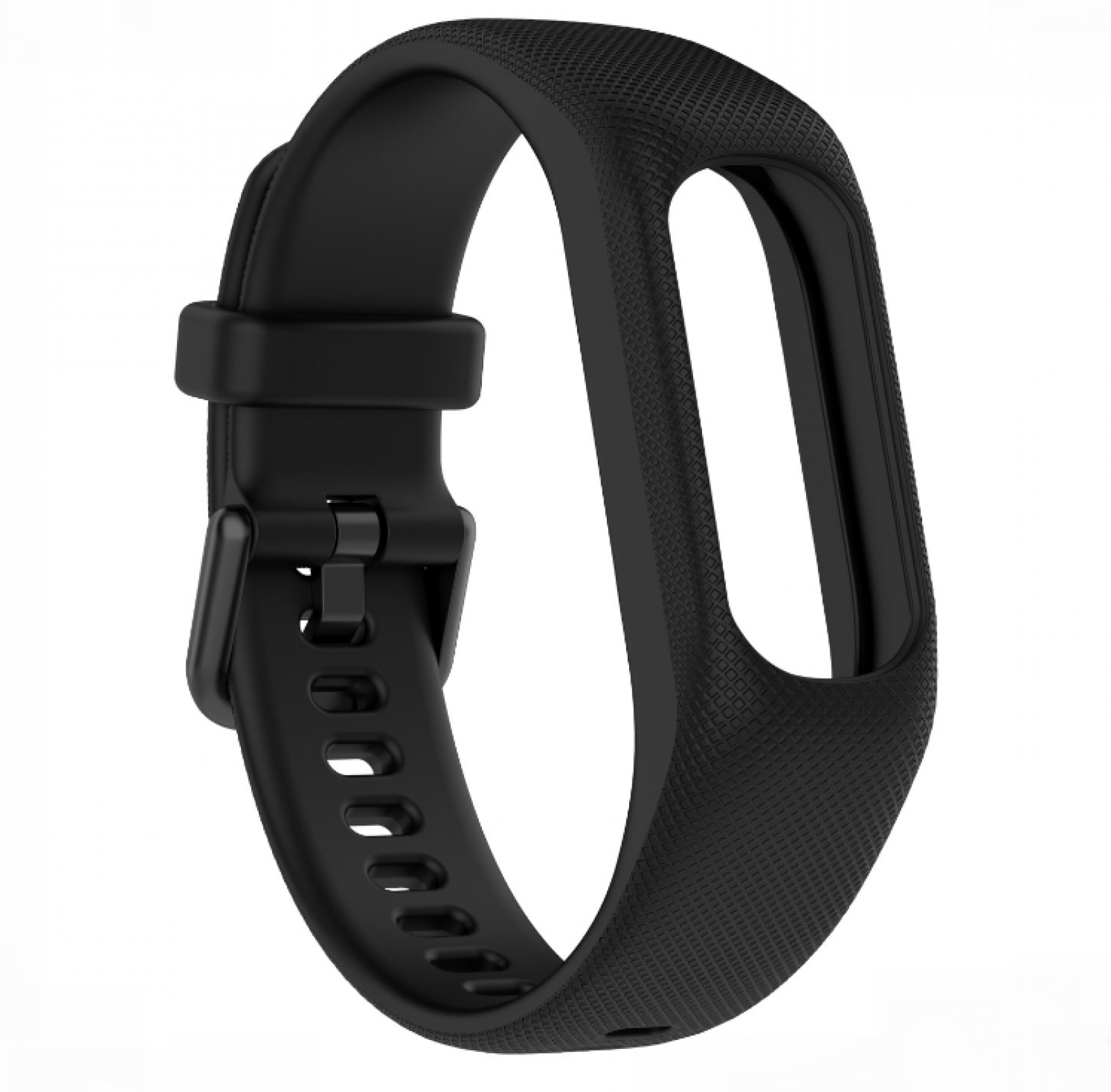 Сменный силиконовый ремешок MyPads Hypo для Garmin Vivosmart 5 с быстрой заменой, черный