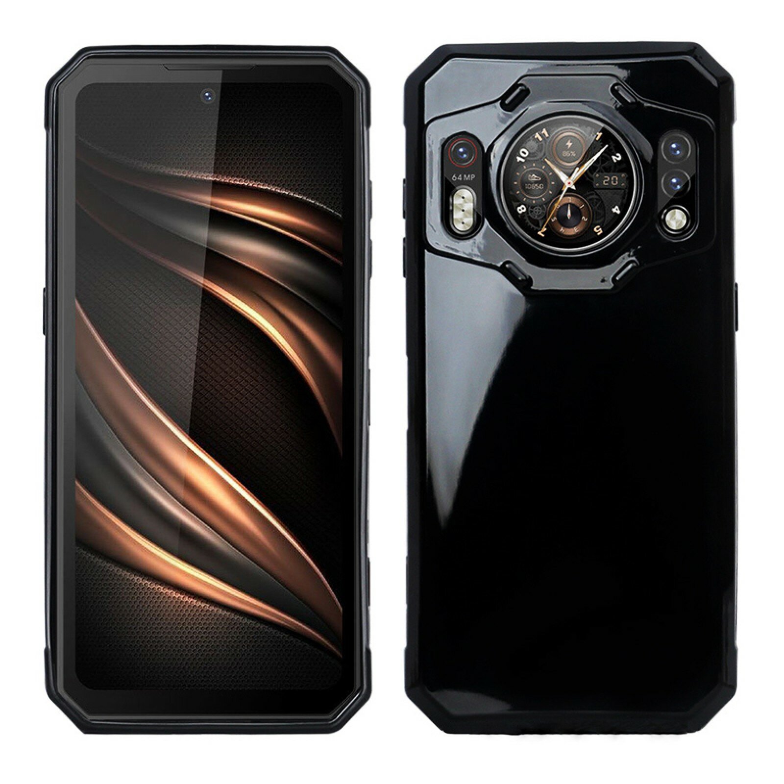 Чехол-накладка MyPads для Oukitel WP21 Ultra ультра-тонкий силиконовый, черный