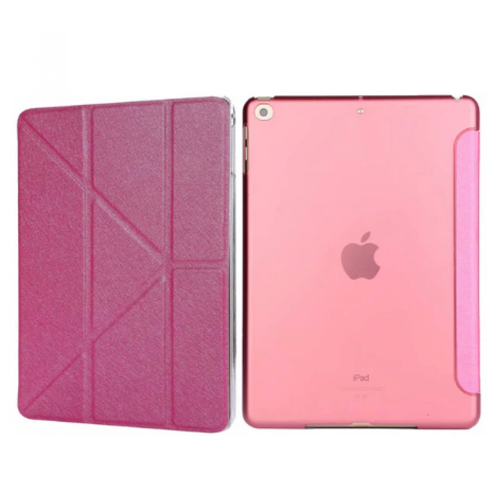 Чехол MyPads с подставкой Оригами для iPad Pro 12.9 2017/2015, импортная кожа, розовый