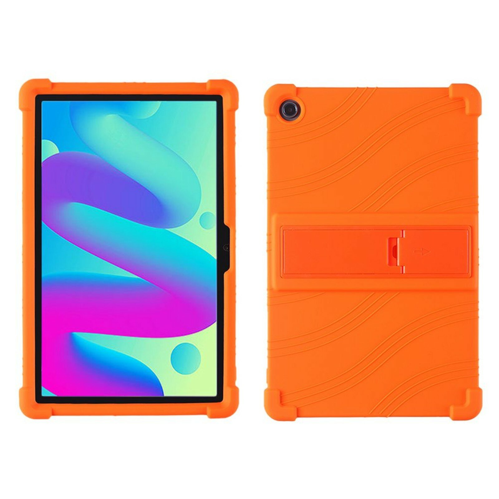 Защитный силикагелевый корпус MyPads для планшета TCL Tab 10L 8491 оранжевый