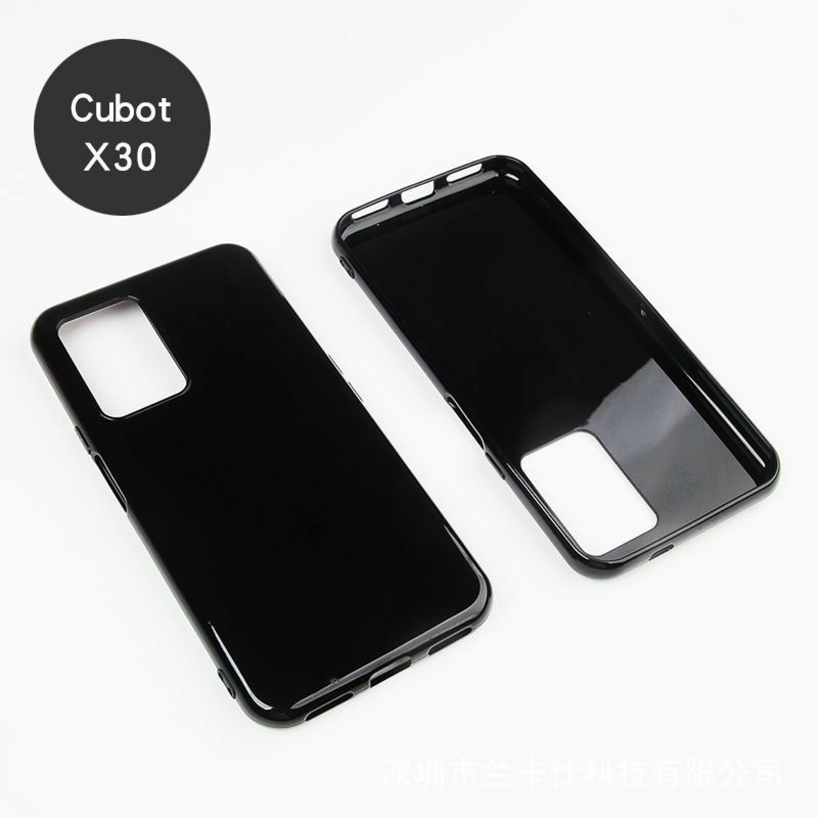 Защитный чехол MyPads для смартфона Cubot X30 из TPU, черный, легкий и прочный