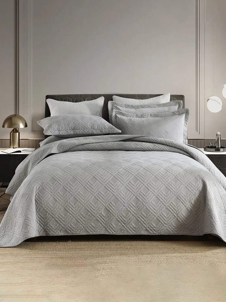 AiWinsure Покрывало patchwork quilts, Хлопок с размерами: 270 см х 250 см