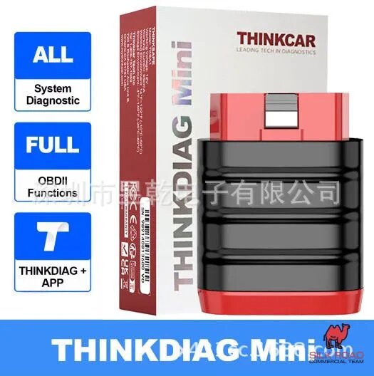 Thinkdiag Mini Автомобильный сканер для диагностики: OBD2, Bluetooth, USB, черный