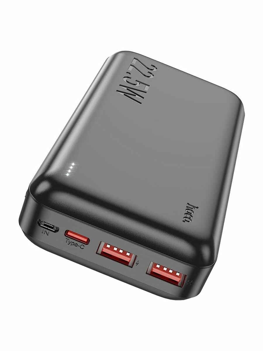 Внешний аккумулятор Hoco J101A 20000mAh PD20W QC3.0 Power Bank с быстрой зарядкой